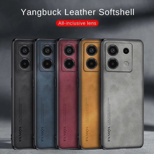 Jual REDMI NOTE 13 4G 5G 13 PRO 4G 5G SOFTCASE LEATHER FANOYA CASE ...
