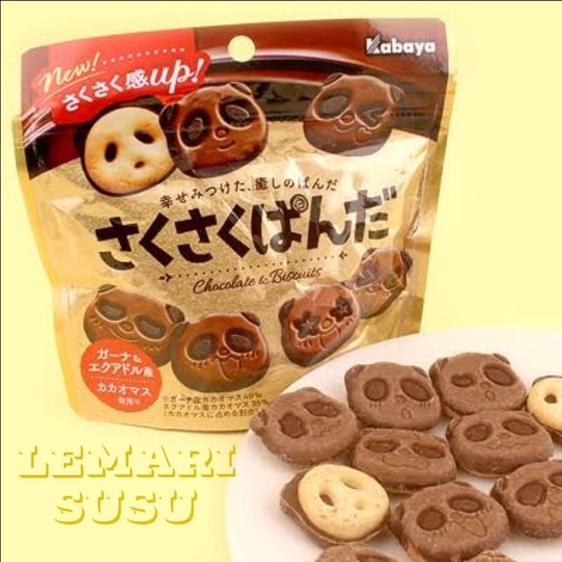 Jual Kabaya saku saku panda chocolate biscuit/kabaya sakusaku panda ...