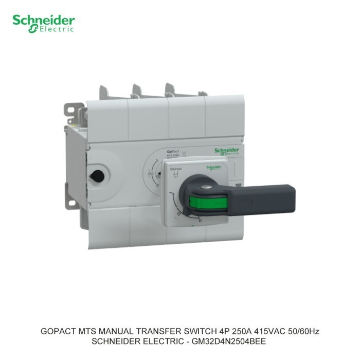 Jual SCHNEIDER Gopact Manual Transfer Switch (Mts) 4P 250A 415Vac 50 ...