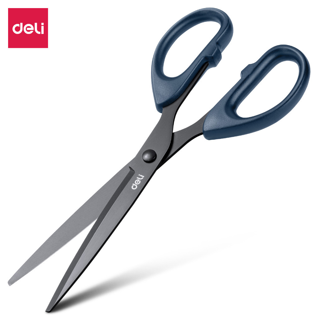 Jual Deli Gunting Teflon / Scissor Anti Karat Nyaman Digenggam 6009-S | Shopee Indonesia
