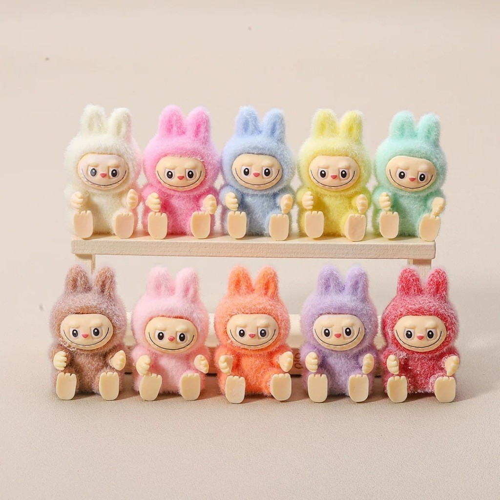 Jual (HARGA 1PCS) MINIATUR LABUBU BULU hiasan dekorasi pajangan labubu ...