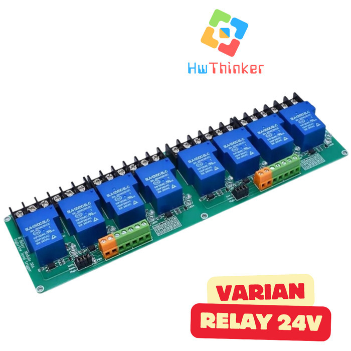 Jual MH99 Modul Relay Board 8 ch channel 5V 12V 24V 30A Opto Aktif High ...