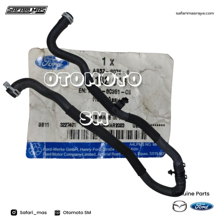 Jual Selang Radiator Atas Ford Ranger TDCI AB398C351CB berkualitas ...