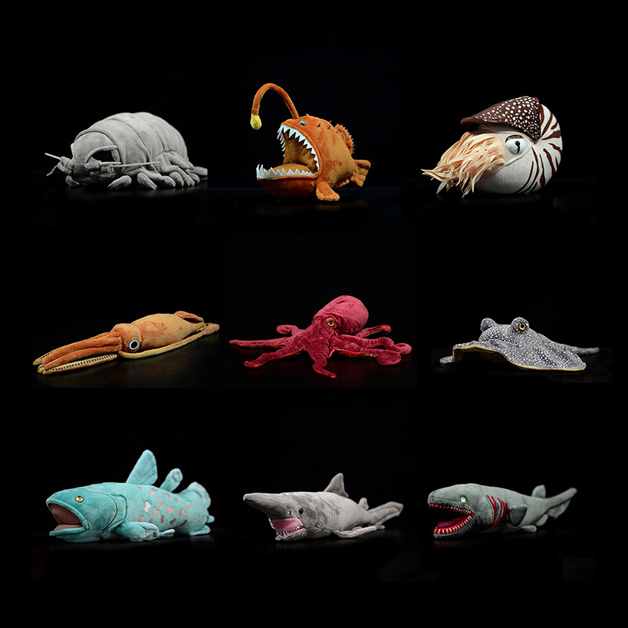 Jual Soft Isopod Octopus Fish Stuffed Toys Realistic Aquarium Sea ...