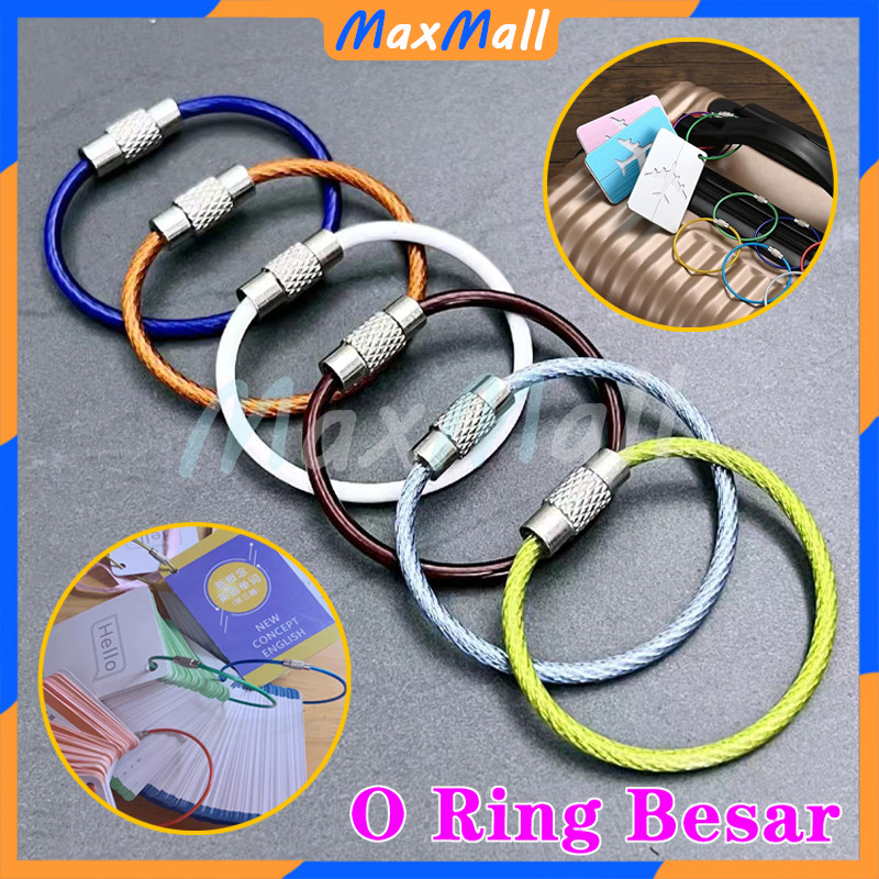 Jual Keychain Buckle Mini Tali Kawat Gantungan Kunci Mobil Tas Warna ...