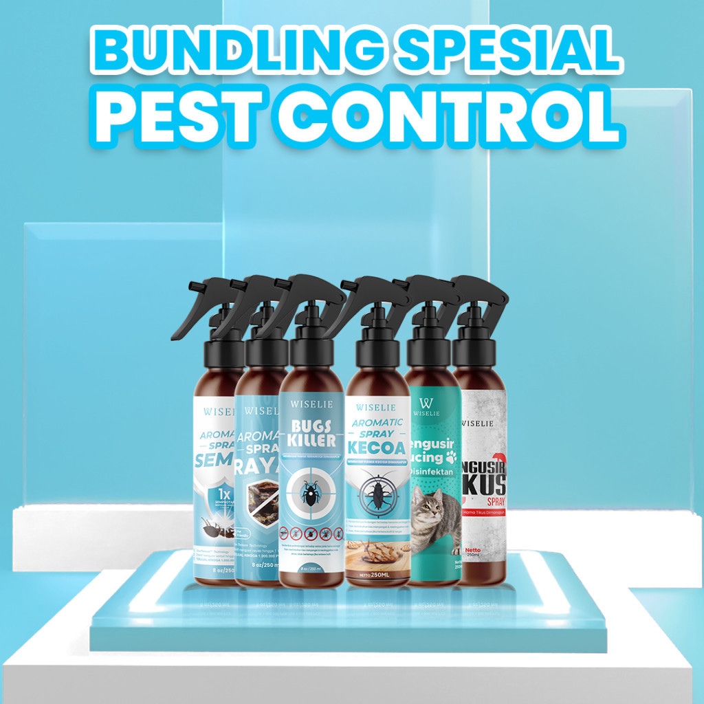 Jual Wiselie Paket Hemat Aromatic Spray Pengusir Hama Rumah 100% Ampuh ...