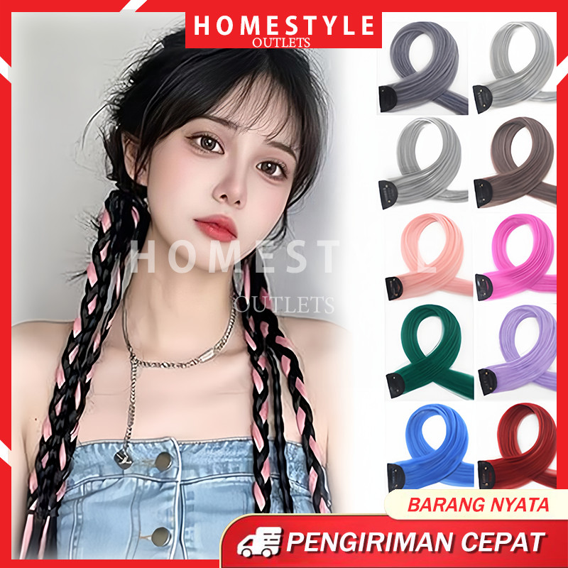 Jual Wig Rambut Palsu Wanita Pemanjang Rambut Palsu / Pemanjang Rambut ...