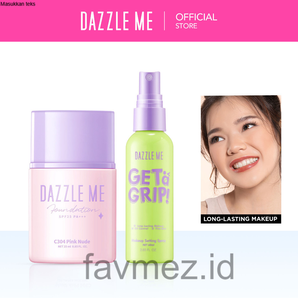 Jual DAZZLE ME Beauty Lock Makeup Setting Set | Day by Day Foundation ...
