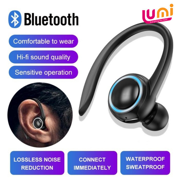 Jual Earphone TWS Bluetooth Telinga Terbuka Olahraga Jogging Lari ...