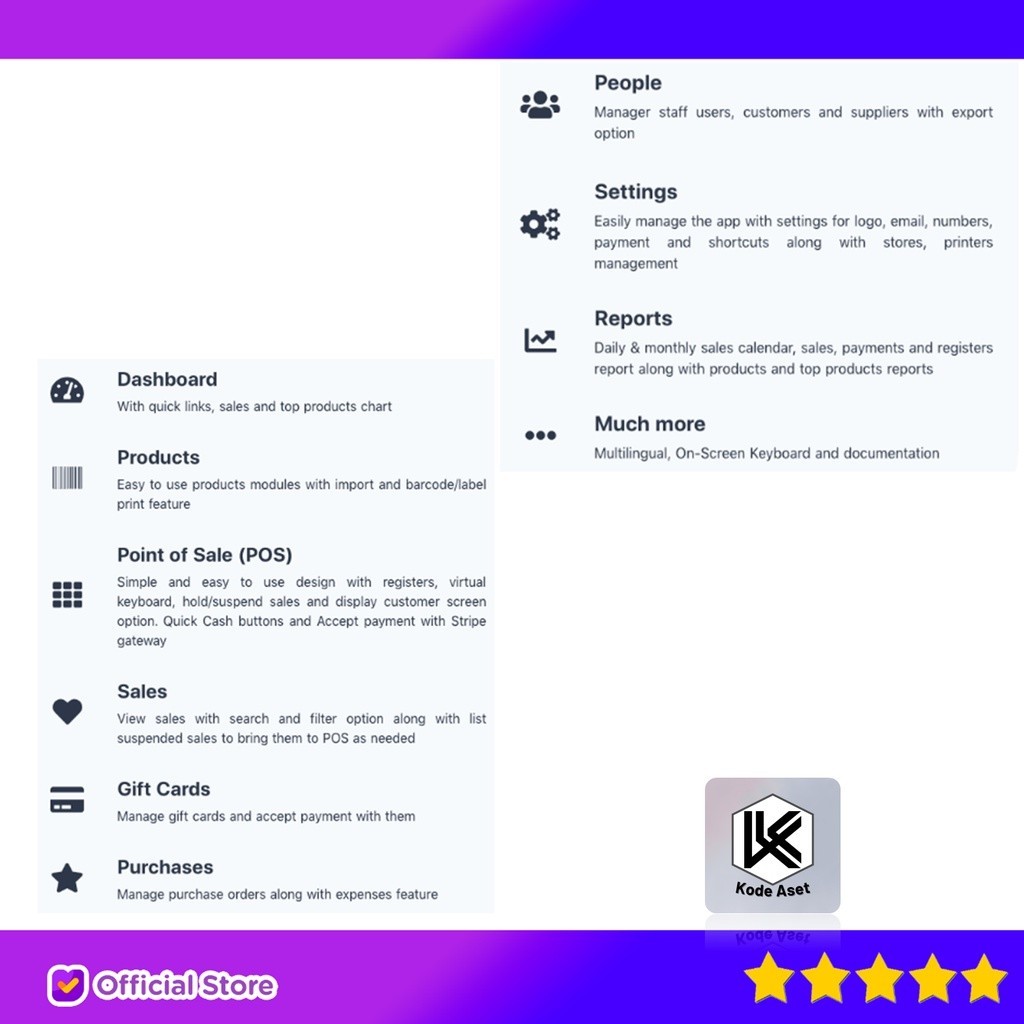 Jual SOURCE CODE APLIKASI SIMPLE POS - POINT OF SALE MADE EASY BY ...