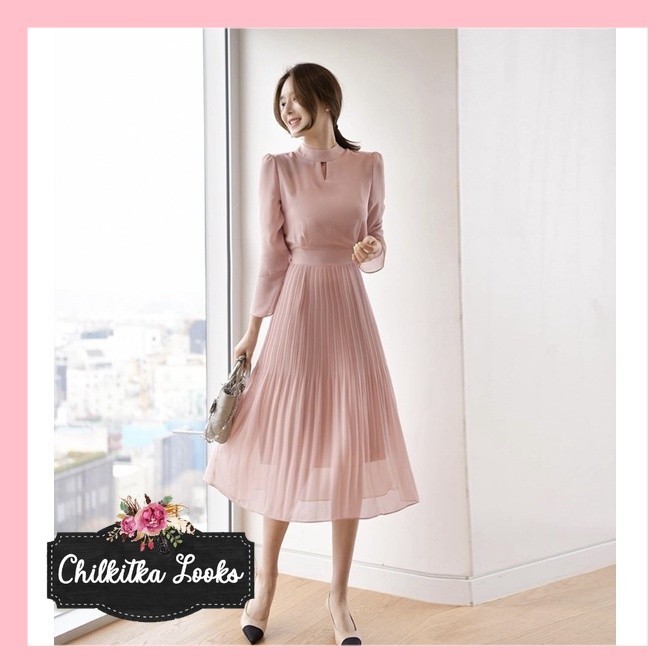 Jual CHILKITKA LOOKS FASHION SELEBGRAM OUTFIT Malama Dress Korean ...