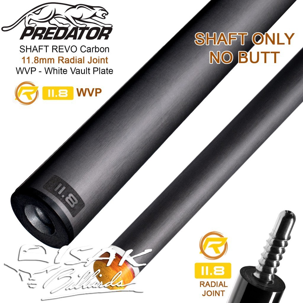 Jual Predator Revo 11.8mm Carbon Shaft | Radial WVP Billiard Stick ...