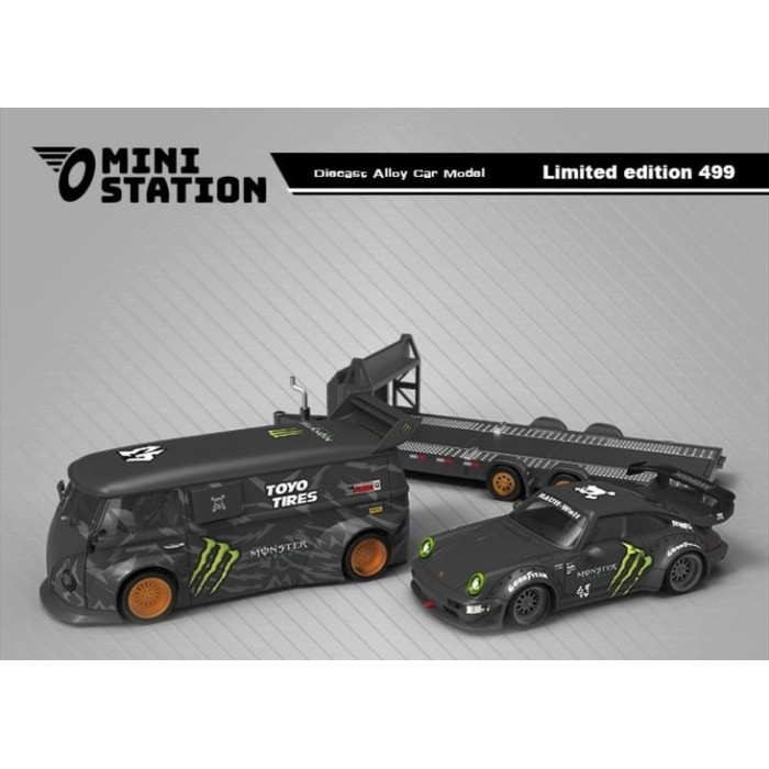 Jual Mini Station RWB 964 VW Van T1 Ken Block Monster Set Limited ...