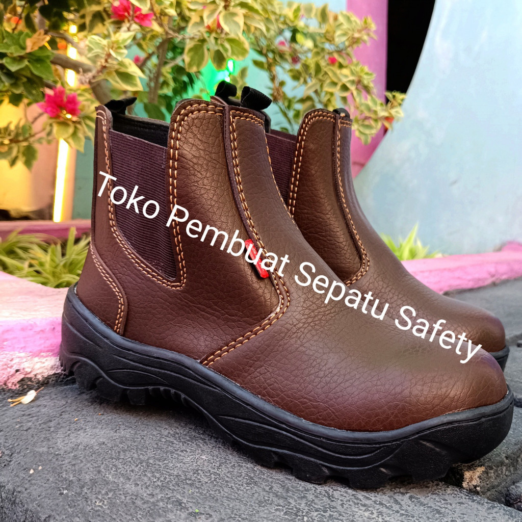 Jual Sepatu safety king skn ujung besi keselamatan kerja pabrik pom ...