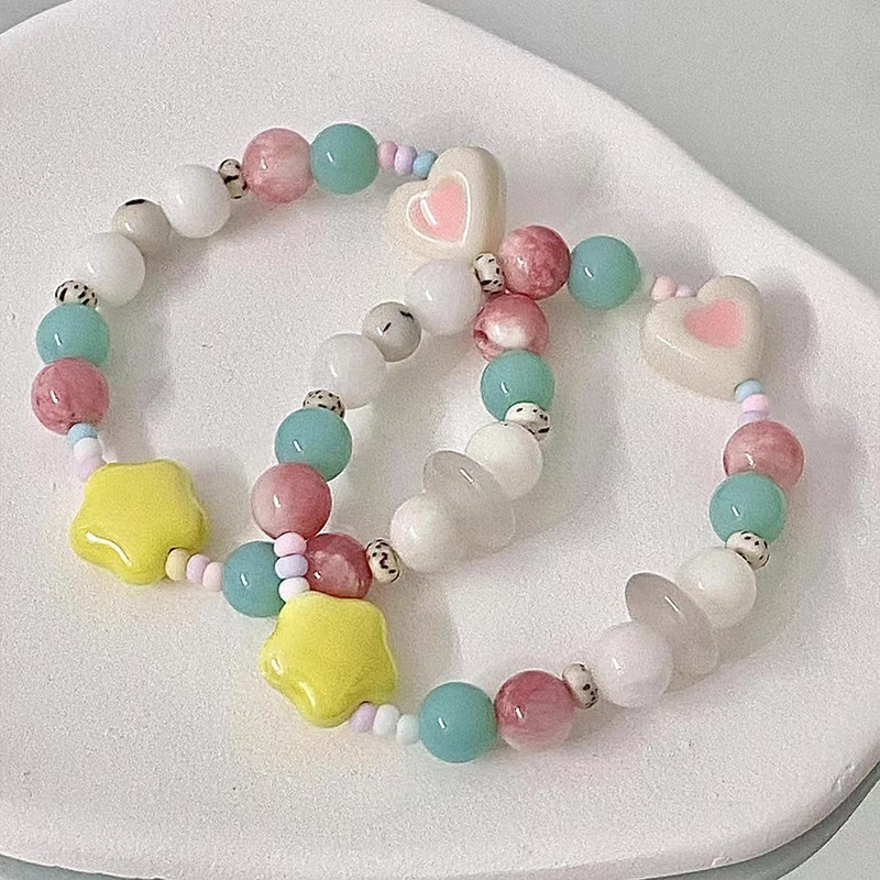 Jual COD Gelang Warna Permen Gelang Manik-manik Manis Gelang Manik ...