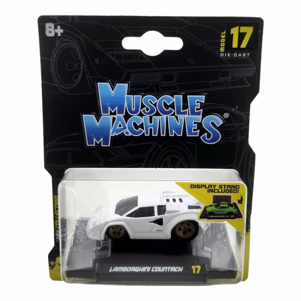 Jual Muscle Machines 1/64 Lamborghini Countach Putih | Shopee Indonesia