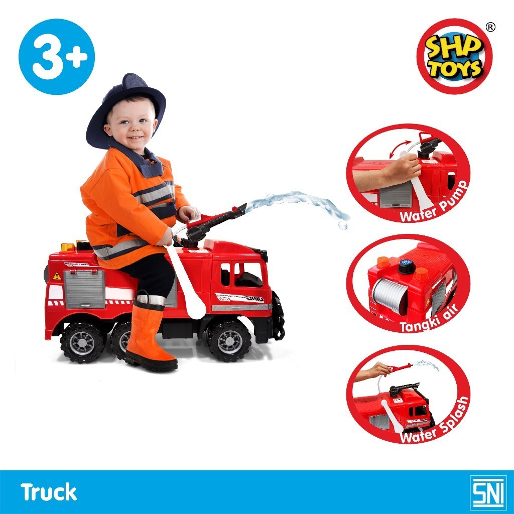 Jual SHP 690 Toys Dino Rescue Team Ride on Truck | Shopee Indonesia