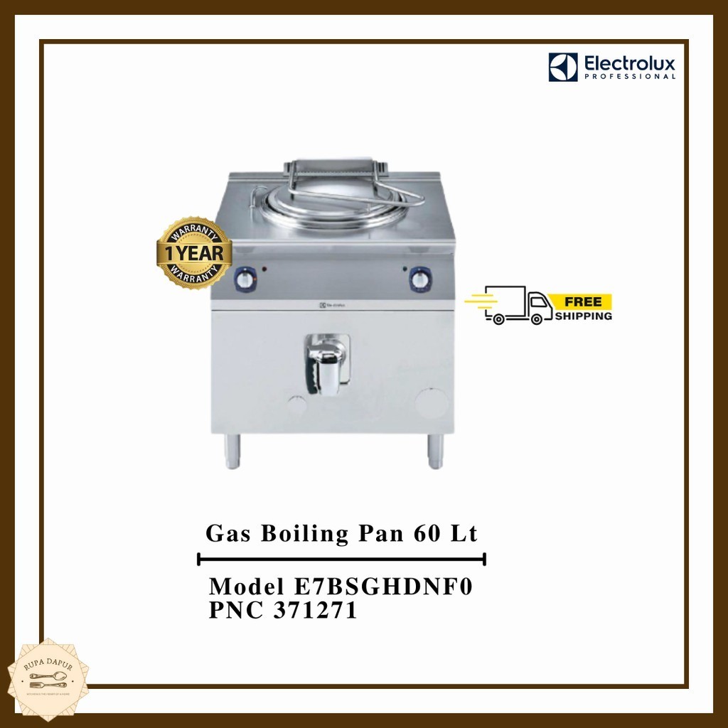 Jual Electrolux Gas Boiling Pan Direct 60 Lt Model E7BSGHDNF0 371271 ...