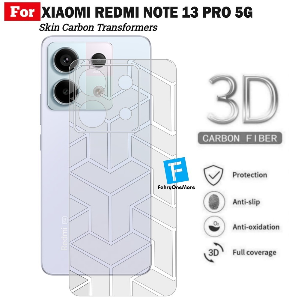 Jual Skin Carbon XIAOMI REDMI NOTE 13 PRO 4G 5G Garskin Transformers ...
