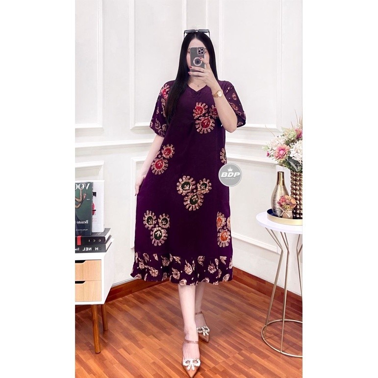 Jual BATAS KOTA - Daster maura Batik cap - Baju tidur Daster kekinian ...