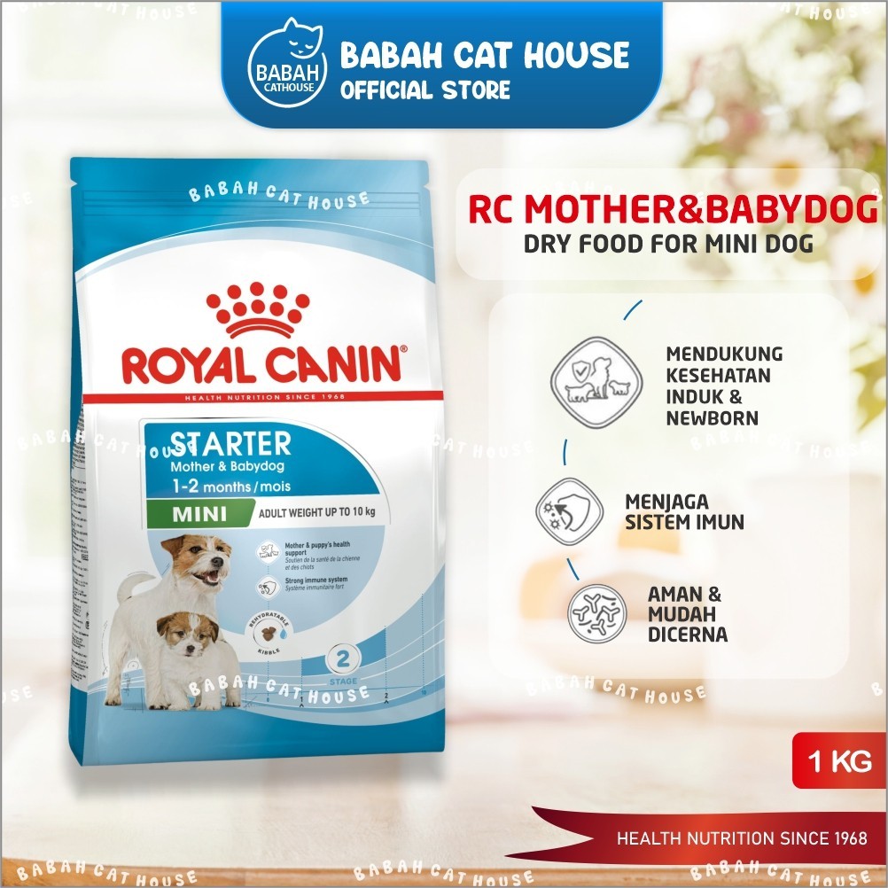 Jual ROYAL CANIN MINI STARTER MOTHER & BABYDOG 1Kg RC Makanan Induk And ...