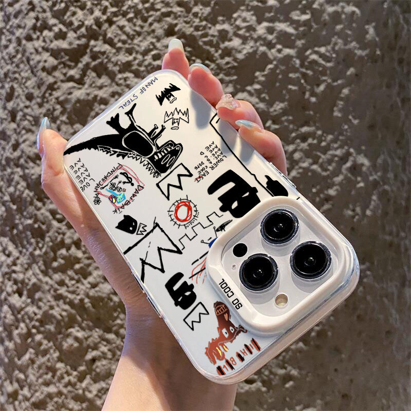 Jual Premium Matte Hard Casing Hp iPhone 15 promax Lucu anime Graffiti ...