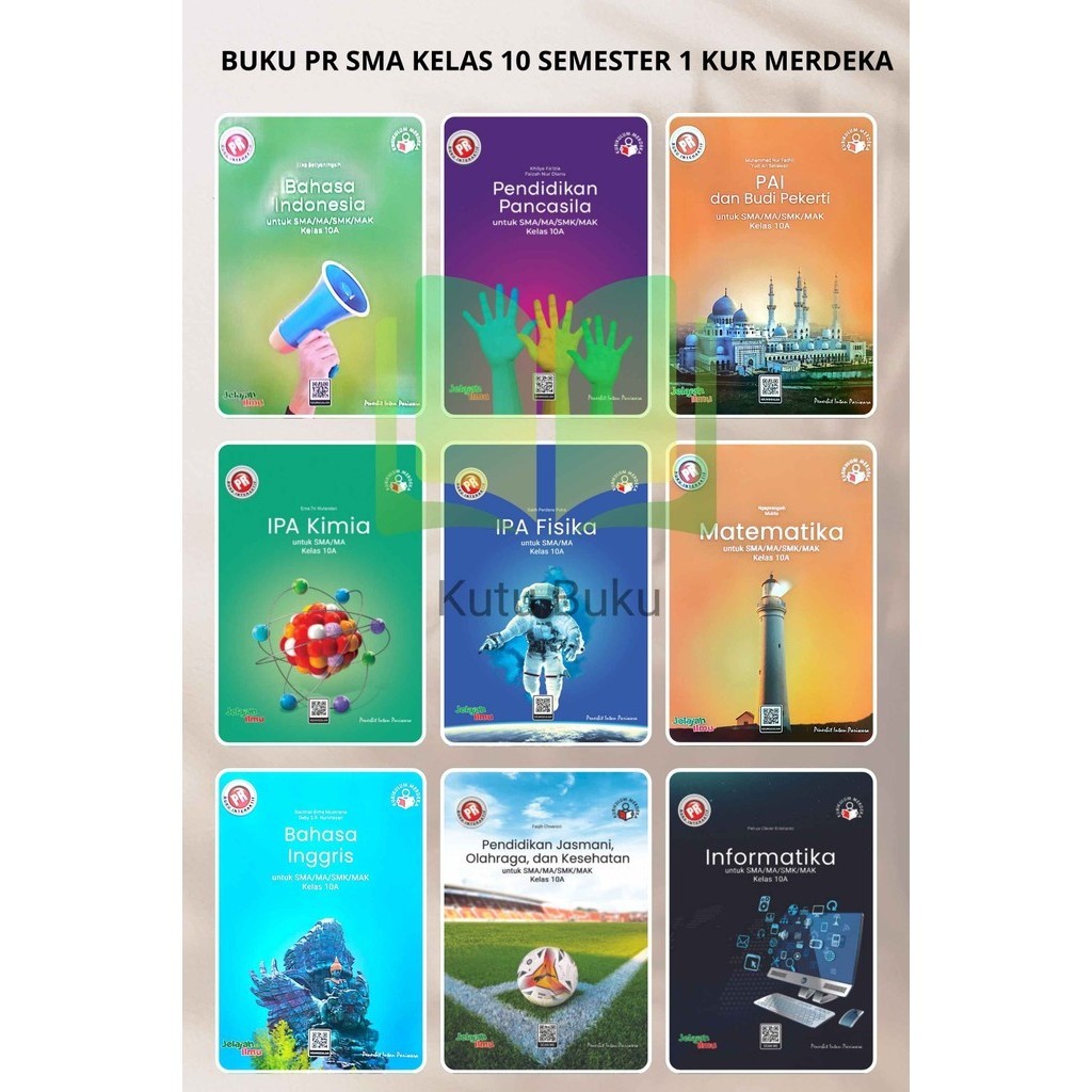 Jual Buku Pr/LKS SMA Kurmer Kelas 10/X Semester 1&2 Kurikulum Merdeka Intan pariwara Tahun 2024 ...