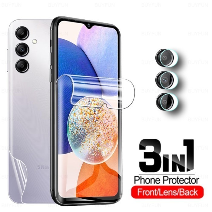 Jual SAMSUNG A15 A25 A35 A55 HYDROGEL FRONT & BACK + CAMERA GLASS 3IN1 | Shopee Indonesia