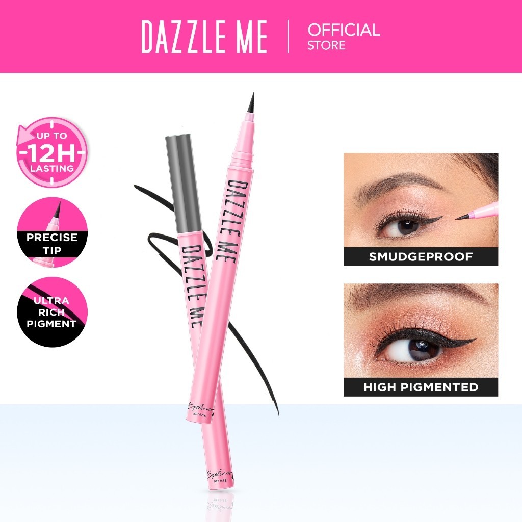 Jual DAZZLE ME Hold On Waterproof Eyeliner | Deep Pigmented Colorful ...