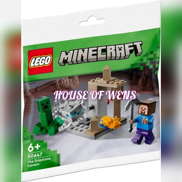 Jual LEGO 30647 MINECRAFT THE DRIPSTONE CAVERN 6+ 45 PCS ORIGINAL ...