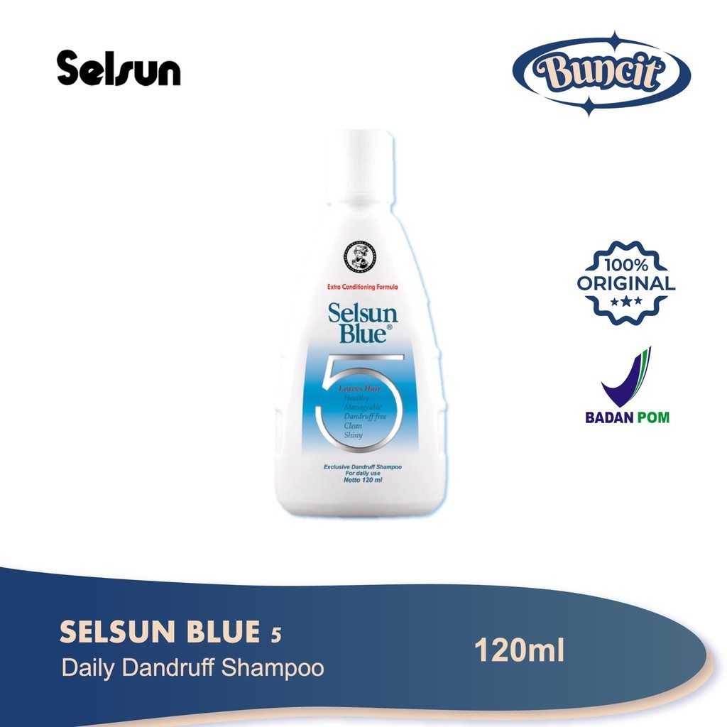 Jual Selsun Blue 5 Shampoo 120ml / Selsun Blue Five / Anti Ketombe ...