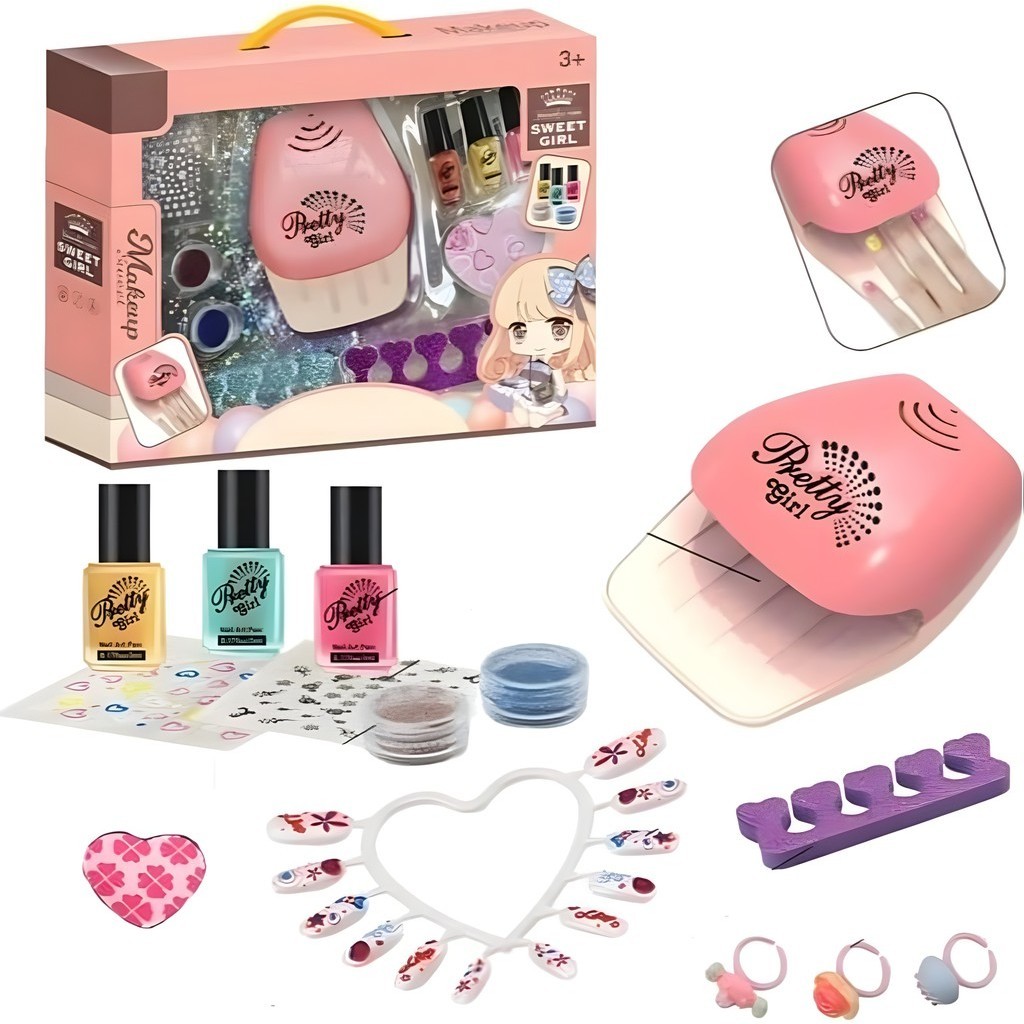 Jual Toy Studio Mainan Anak Nail Polish Manicure Non-Toxic Water Based ...