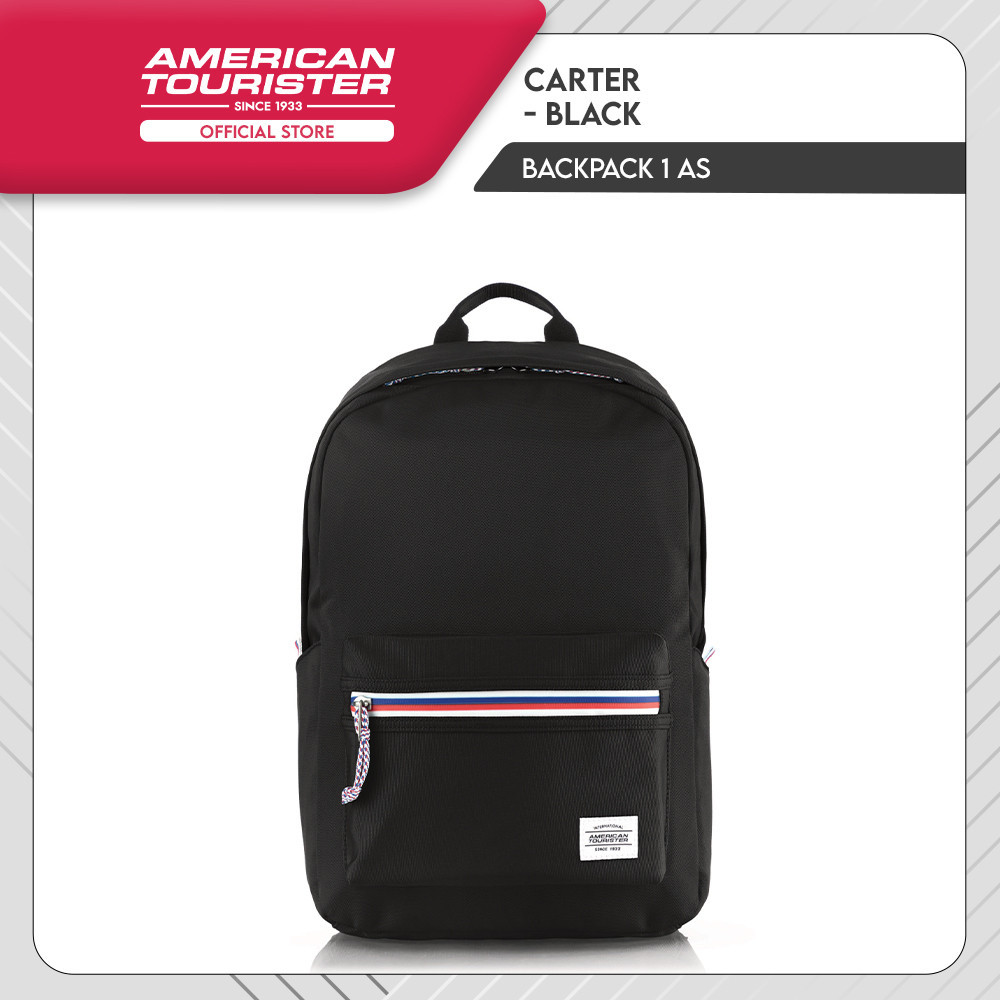 Jual American Tourister Carter Backpack 1 AS Laptop - Black | Shopee ...