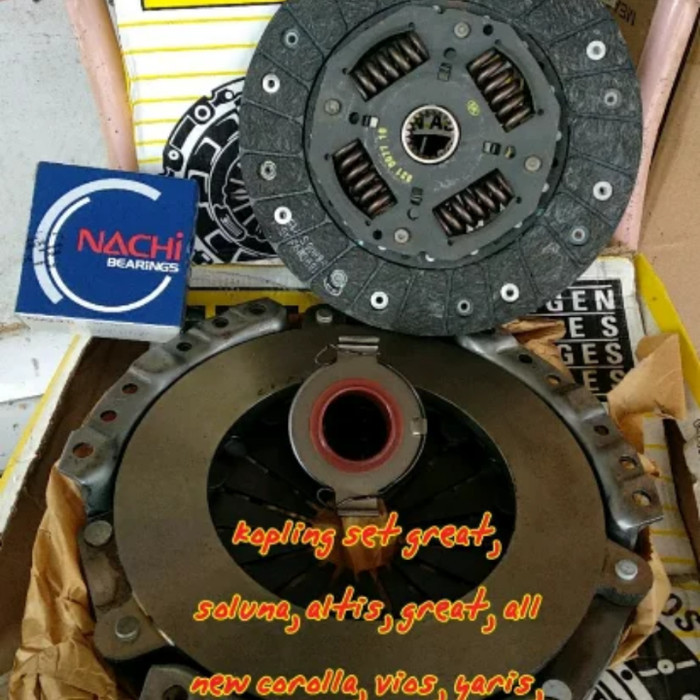Jual Best produk kopling set soluna great altis allnew corolla vios new ...