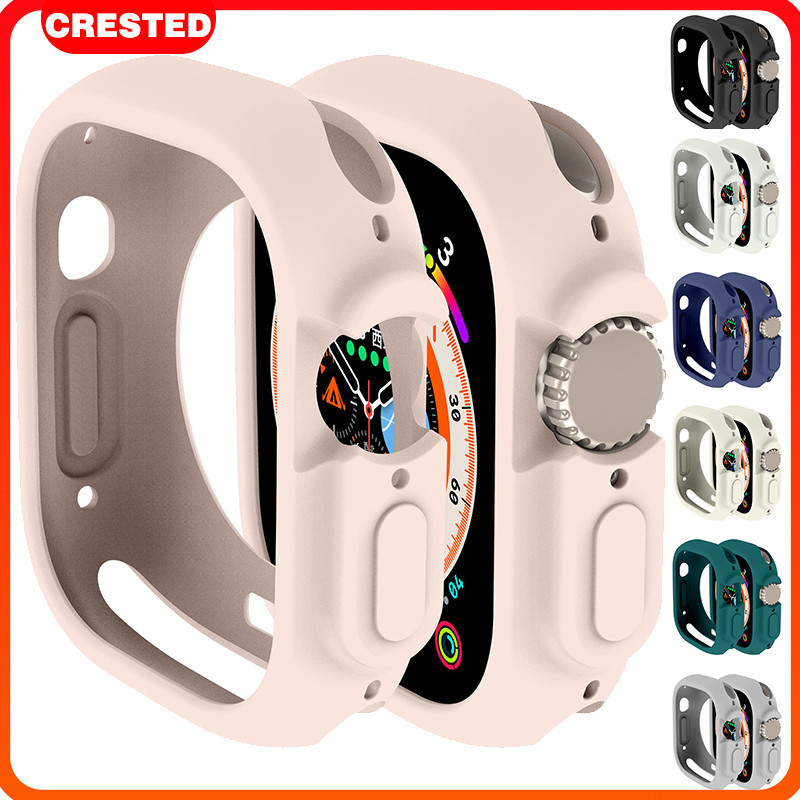Jual Rubber Case for Iwatch Case Apple Watch Ultra 3 2 Series 11 10 9 8 7 6 5 4 SE 3 2 49mm 45mm ...