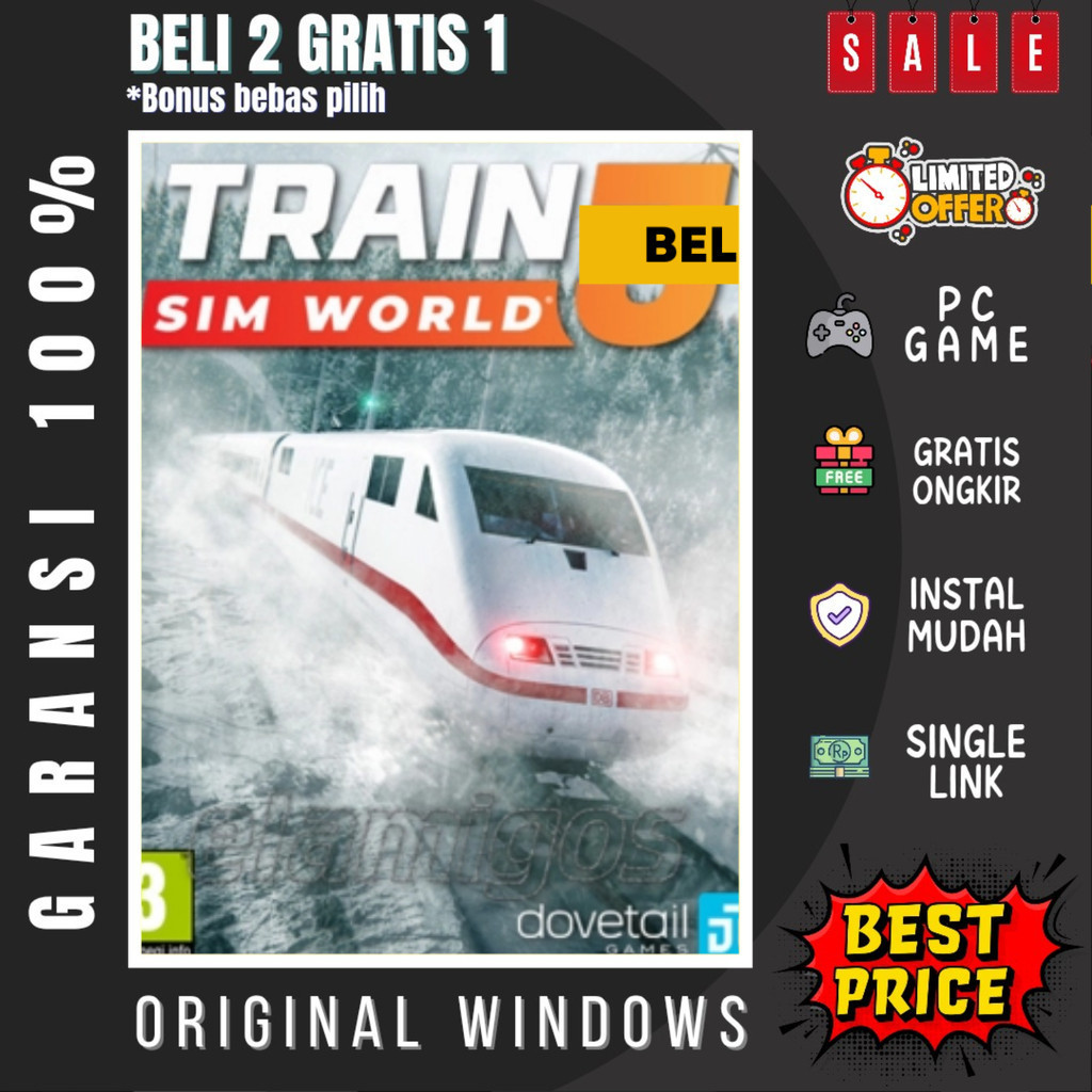 Jual TRAIN SIM WORLD 3 - GAME PC - GAME LAPTOP - PC GAMES - BELI 2 GRATIS 1 - ORIGINAL WINDOWS ...