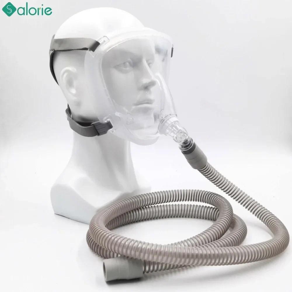 Jual PREORDER Original CPAP Full Face Mask&Headgear for Most Auto CPAP/BiPAP Machine APAP Mask ...