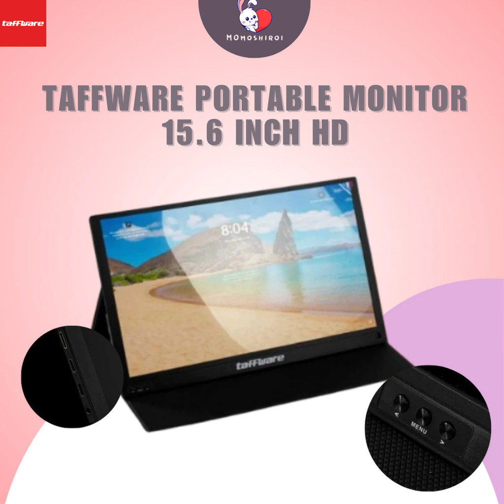 Jual Taffware Portable Monitor 15.6 inch full HD Inch Inci 1080p ...