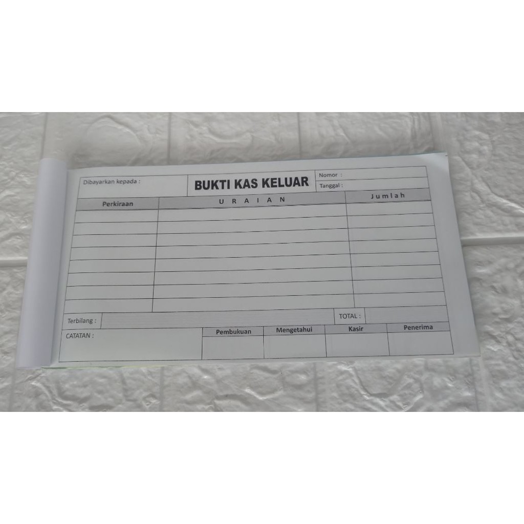 Jual BUKTI KAS KELUAR NCR RANGKAP 3 (BM) 6210134788 | Shopee Indonesia