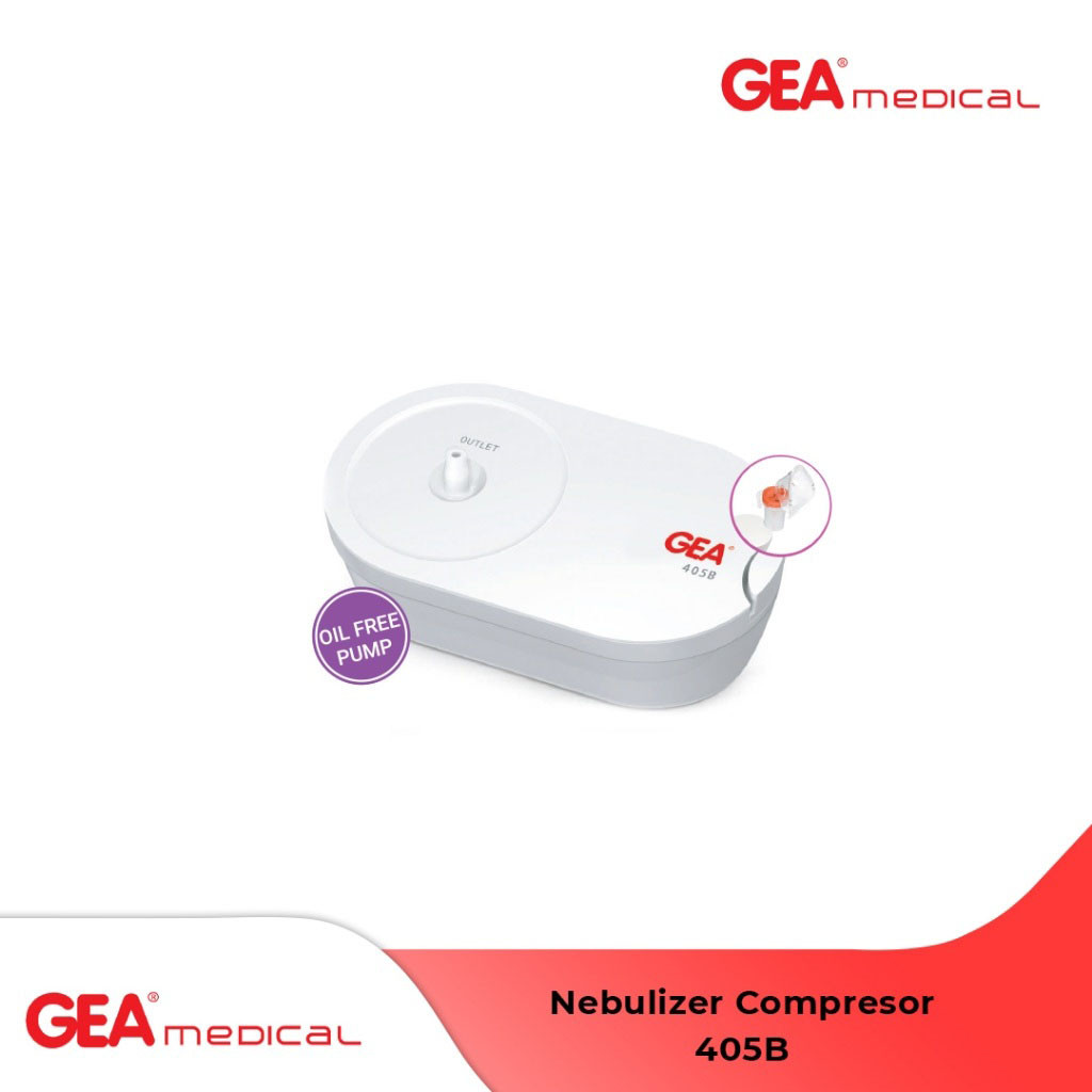 Jual GEA Nebulizer Compressor 405B Alat Uap Nafas | Shopee Indonesia