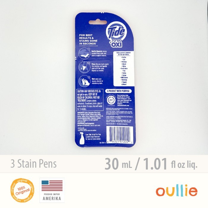 Jual Tide to Go Instant Stain Remover Pen - 10ml with box | Shopee ...