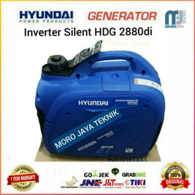 Jual Mesin Genset Inverter Hyundai HDG 2880di Genset Generator Listrik ...