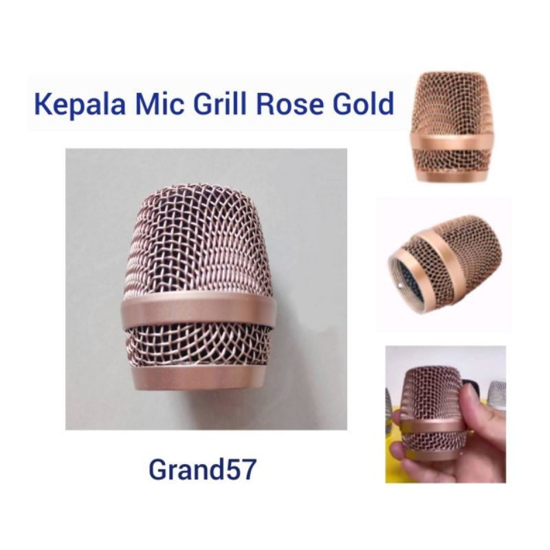 Jual Kepala Microphone Mic Grill Head Pengganti Tutup Microphone Rose ...