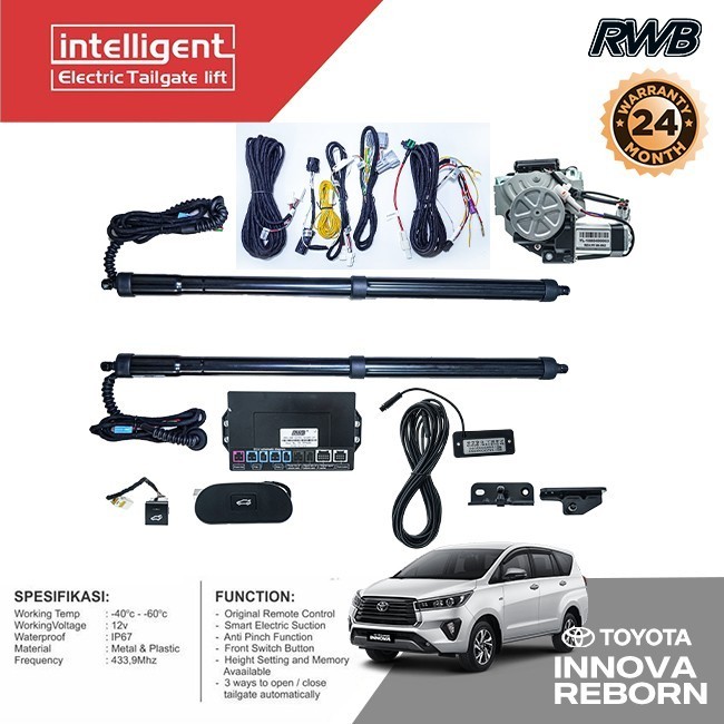 Jual POWER BACK DOOR / TAILGATE TOYOTA INNOVA REBORN 2016-2021 +KICK ...
