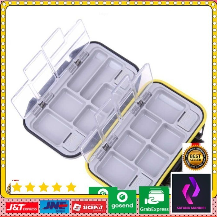 Jual Box Kotak Perkakas Kail Pancing 12 Ruang MCC01 Hitam | Shopee Indonesia