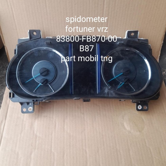 Jual Spidometer Speedometer Kilometer Toyota Fortuner Vrz 83800-FB870 ...