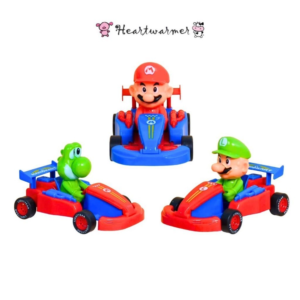 Jual Mainan Mobil Mini Inertia Mario Kart Super Mario Bros | Shopee ...