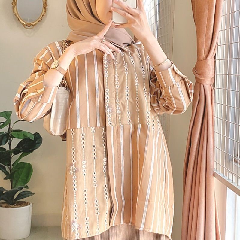 Jual cb76r Maydee Alifya Blouse Series Wanita Muslim | Shopee Indonesia