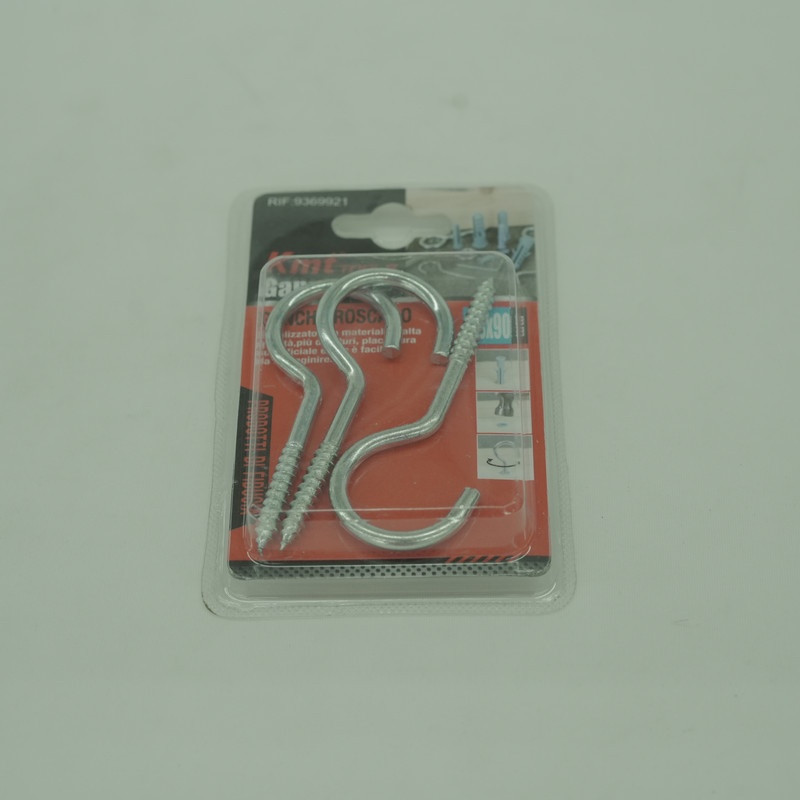 Jual 3 Screw Hooks Gantungan Besi Ulir Gantungan Sangkar Tempel Atap ...