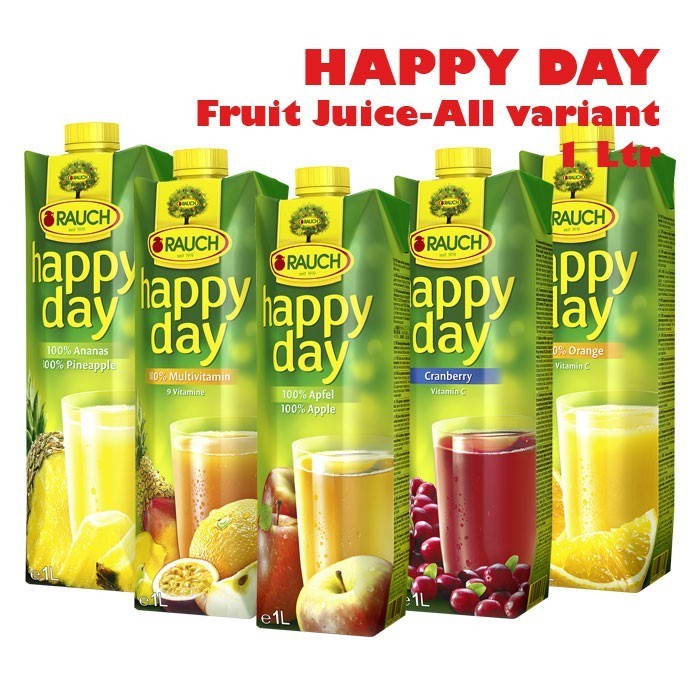 Jual HAPPY DAY Fruit Juice 1L / JUS BUAH 1 Liter | Shopee Indonesia